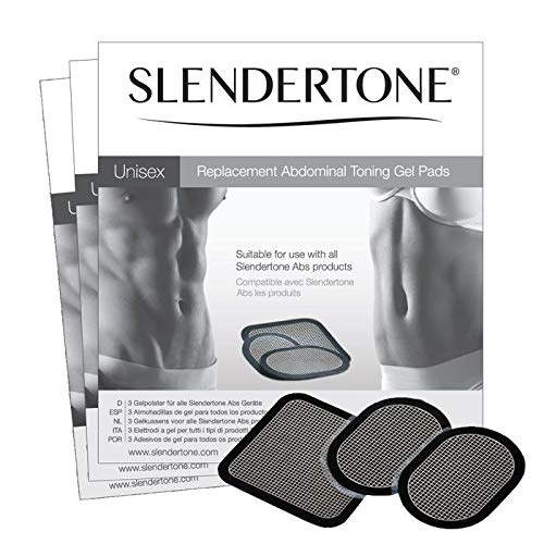 Slendertone Replacement Gel Pads for All Slendertone Abdominal Belts ...
