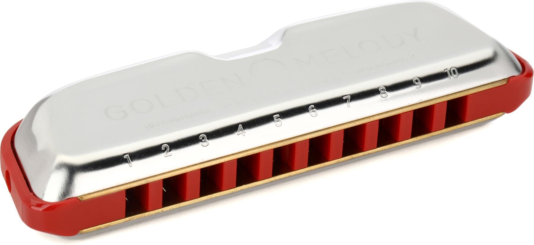 Amazon.com: Hohner Golden Melody Progressive Harmonica, Key of A ...