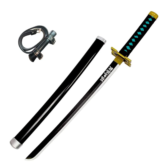 Buy Cosplay Demon Slayer Sword Wooden for Kids Kamado Tanjiro Anime ...