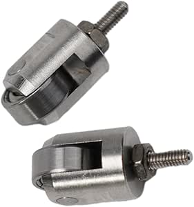 2 Pcs M2.5 Dial Indicator Points, 10mm Roller Measuring Tips for Depth ...