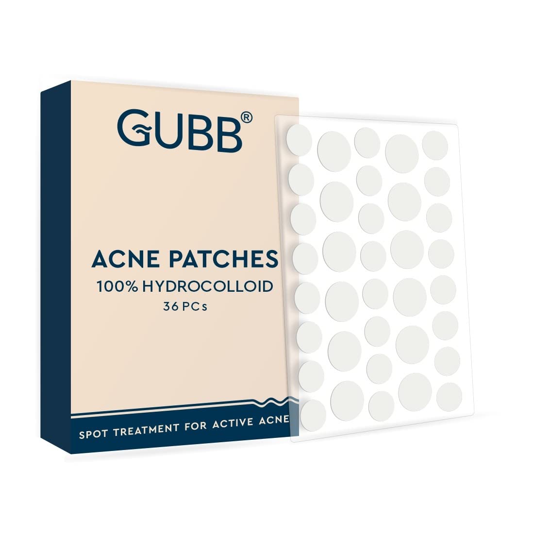 GUBB Acne Pimple Patches - Invisible Facial Stickers cover with 100% ...