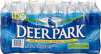 Amazon.com: Deer Park Bottled Spring Water, 16.9 Ounce (24 Bottles ...