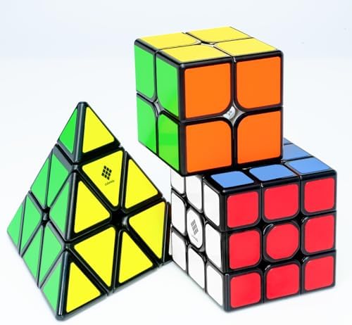 Cubelelo Drift 2x2, 3x3 & Pyraminx Combo (Black) | Stickered Speed ...