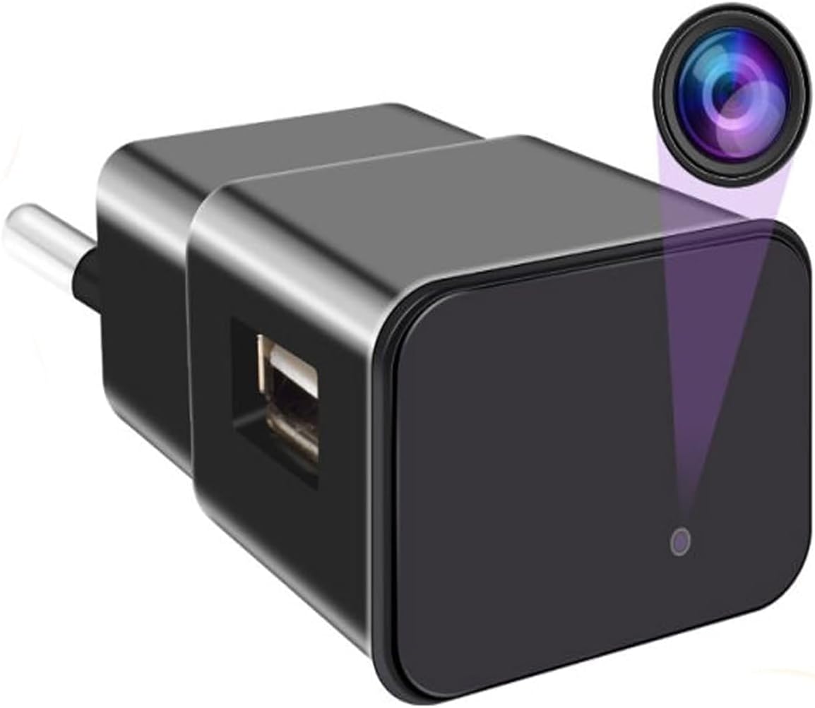 Buy CAMLEIGH New Spy WiFi Charger Camera Record While Charging Hidden ...