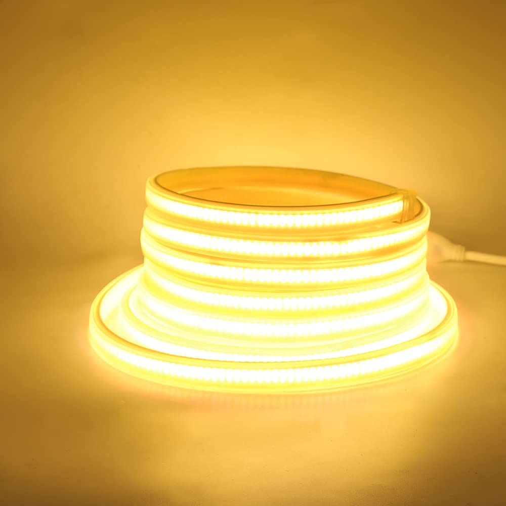 Amazon.com: HEGEHE 2m/6.6ft Flexible COB LED Strip Light, Bendable FOB ...