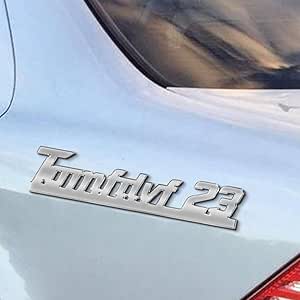 Amazon.com: Personalized Name and Number Car Badges Emblems,Custom Car ...