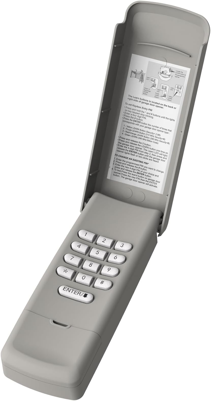 Amazon.com: Universal Garage Door Opener Keypad, Compatible with ...