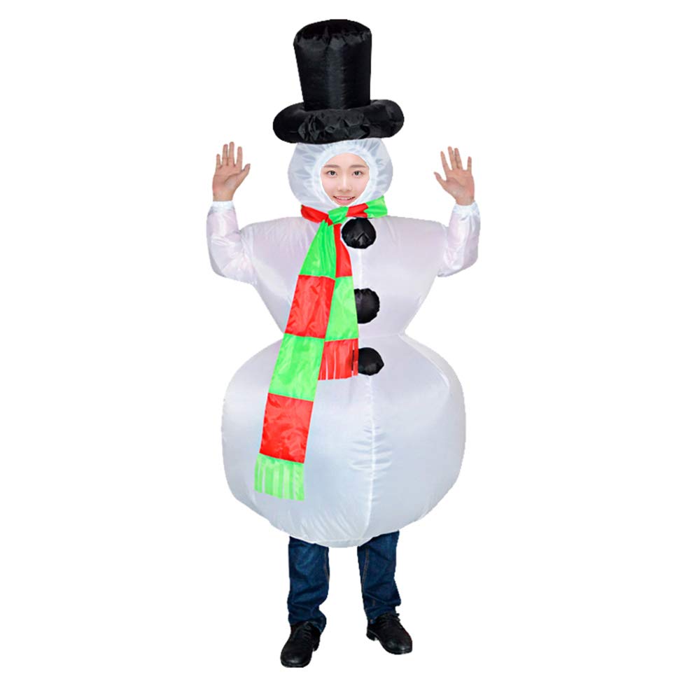 Arokibui Inflatable Snowman Costume Funny Blow up Costumes for Women ...