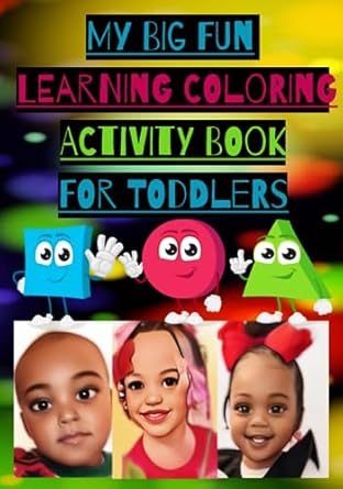 Amazon.com: MY BIG FUN LEARNING COLORING ACTIVITY BOOK FOR TODDLERS ...