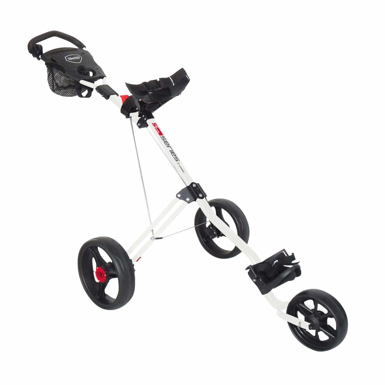 Masters Golf - 5 Series 3 Wheel Push Trolley - White : Amazon.co.uk ...