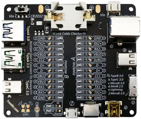 Treedix USB Cable Data Line Test Board USB Cable Checker Data Wire ...