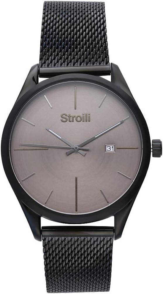 Stroili man watch Only Time 1656780 steel bracelet : Amazon.co.uk: Fashion