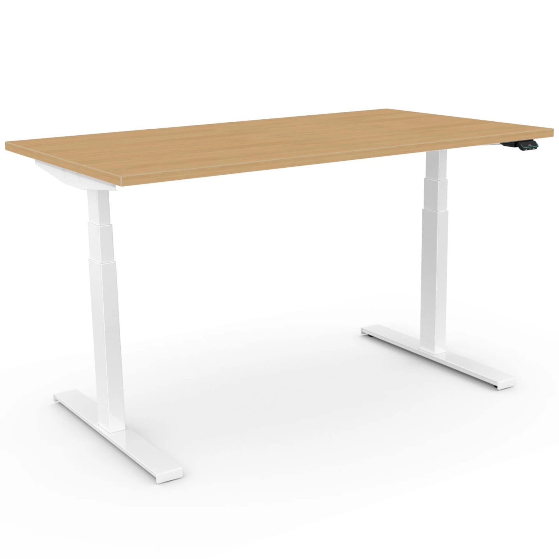 Buy Linak DF2 Ergonomic Electric Sit Standing Desk Assembled In A Box ...