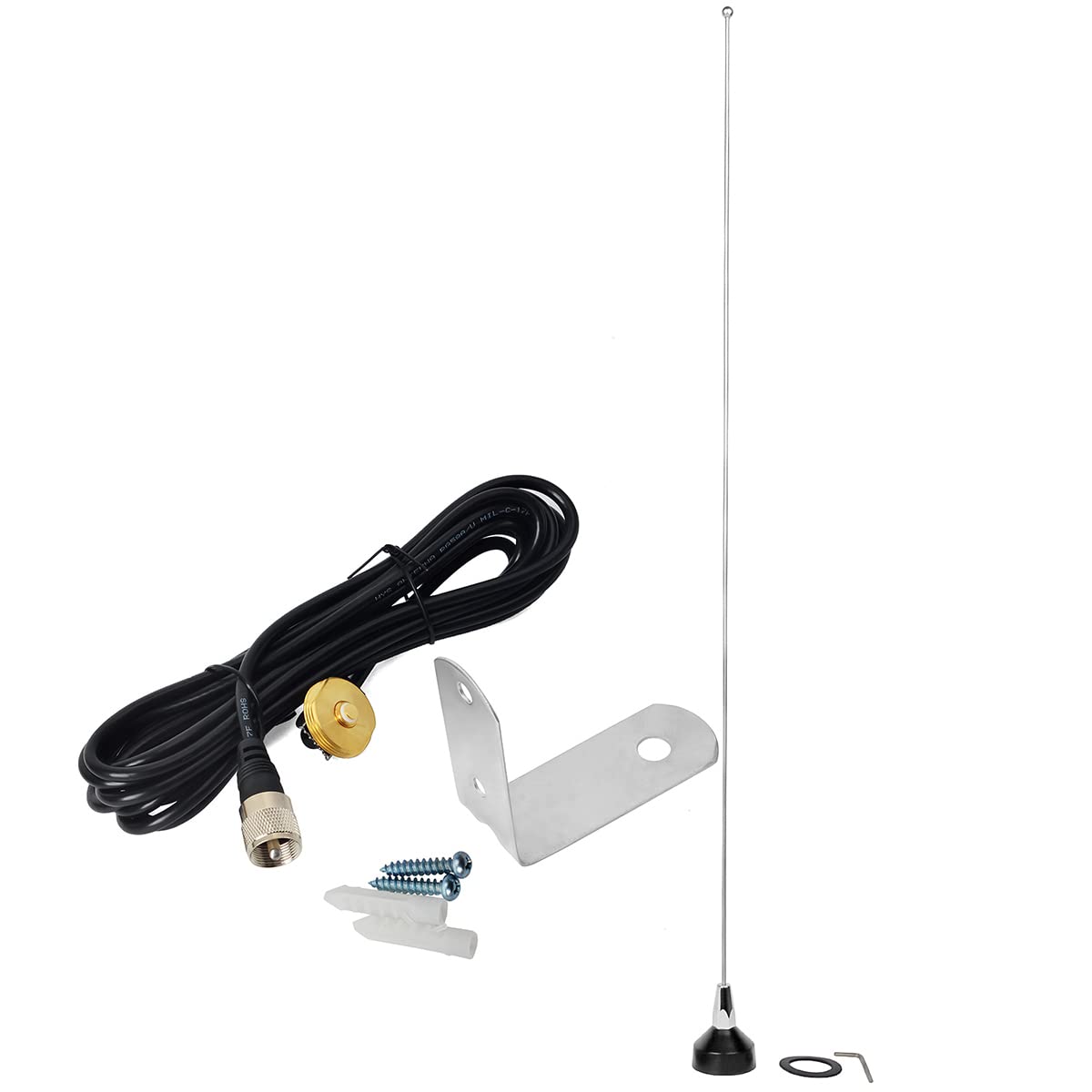 Mirror Mount Antenna Kit For GMRS, 47% OFF