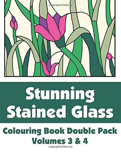 Stunning Stained Glass Colouring Book Double Pack (Volumes 3 & 4) (Art ...