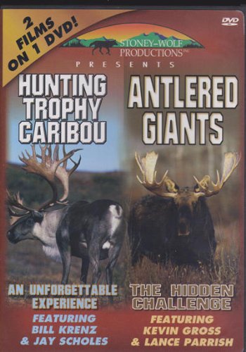 Amazon.com: Hunting Trophy Caribou & Antlered Giants Moose Double ...