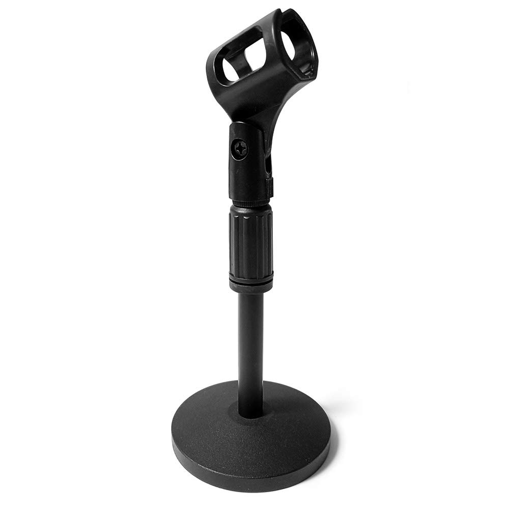 Snapklik.com : AxcessAbles Mini Microphone Desk Stand Round Base