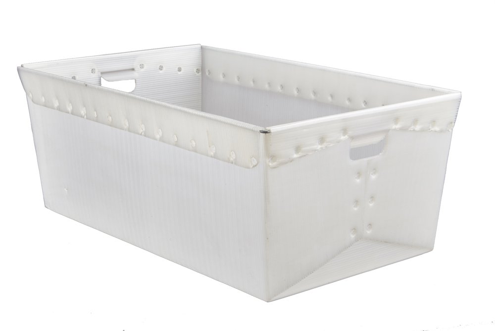 Amazon.com: White Plastic Storage Totes and Stackable Storage Bins ...