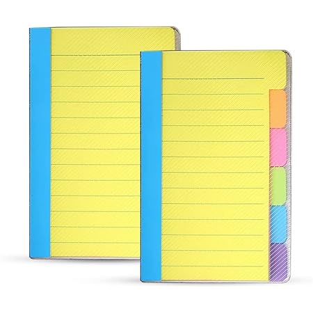 Amazon.com : Sticky Notes Set, Divider Self-Stick Notes Pads Bundle ...