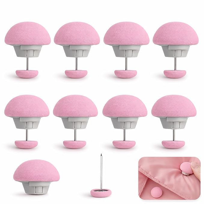 Duvet Clips & Cover Fasteners – Anti-Slip Mushroom Quilt Fixing Pins ...