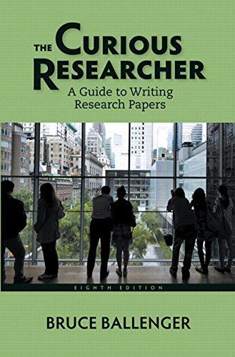 Amazon.com: The Curious Researcher: A Guide to Writing Research Papers ...