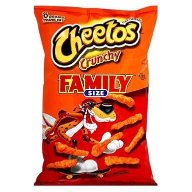Amazon.com: Cheetos Party Size Crunchy Cheese Flavored Snacks 18.5 Oz