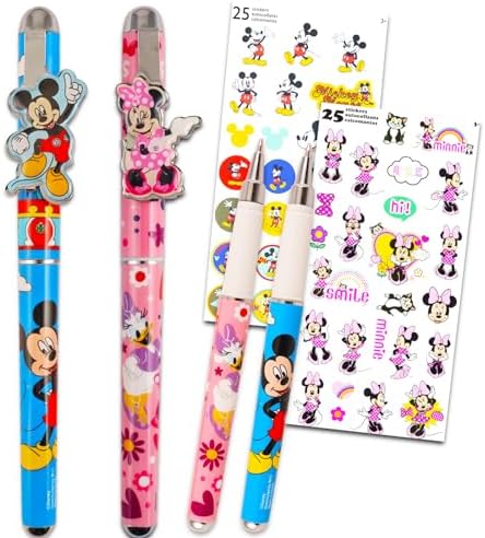Disney Mickey And Minnie Mouse Office Supplies Pen Set For Adults ...
