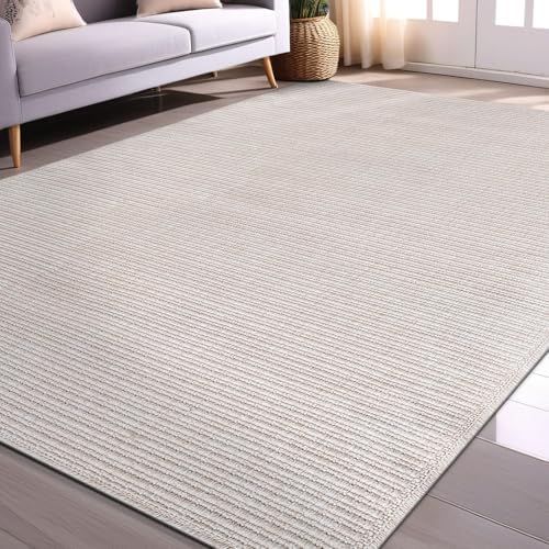 Amazon.com: Easy Jute Rug 8x10 Indoor Outdoor Natural Rugs Solid Fiber ...