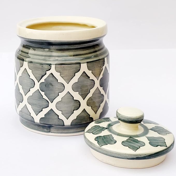 Buy Quality Crafts Pickle Jar Storage Burni Masala Container Aachar ...