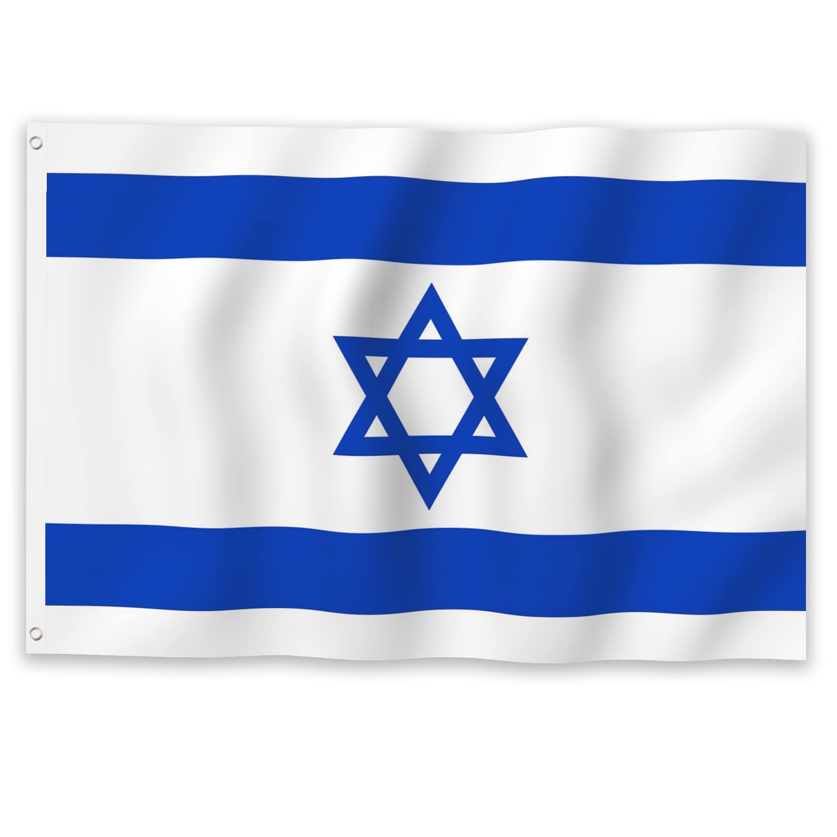 Snapklik.com : YongFoto Israel Flag 25x4ft Israeli Flags Banner For ...