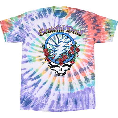 Liquid Blue Men's Standard Grateful Dead Steal Your Wheel SYF and Roses ...