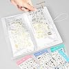 Amazon.com: Large Sticker Organizer Binder - Sticker Storage Book for ...