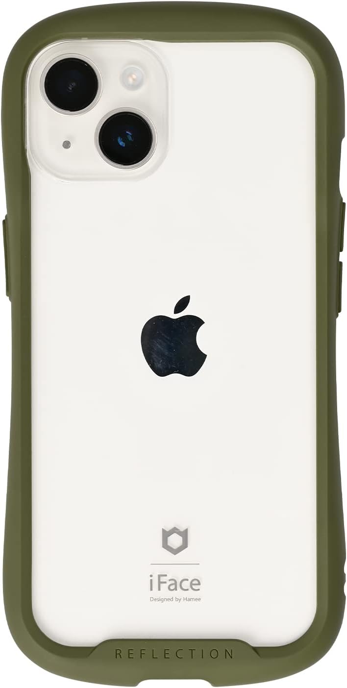 Amazon.co.jp: iFace Reflection iPhone 14 専用 ケース クリア 強化ガラス (カーキ)【アイフェイス アイフォン14 用 iphone14 用 カバー ...