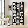 Amazon.com: FOTOSOK Triple Wide 8 Tier Media Storage Tower Rack, 71 ...