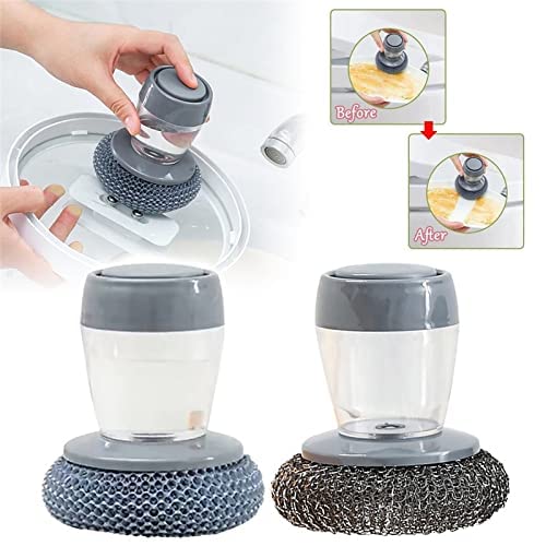 Sky MALL Automatic Liquid Tank Kitchen Utensils Sink Cleaning Brush ...