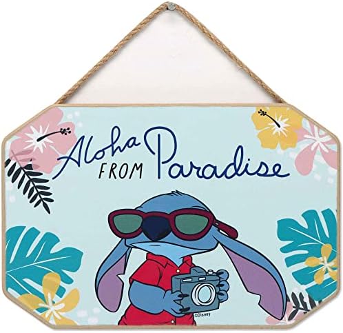 Amazon.com : Disney Lilo and Stitch Everybody's Family Here Hanging ...