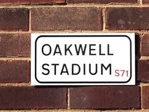 Amazon.com : Barnsley Oakwell Stadium Football Street Road Sign 10 x 6 ...