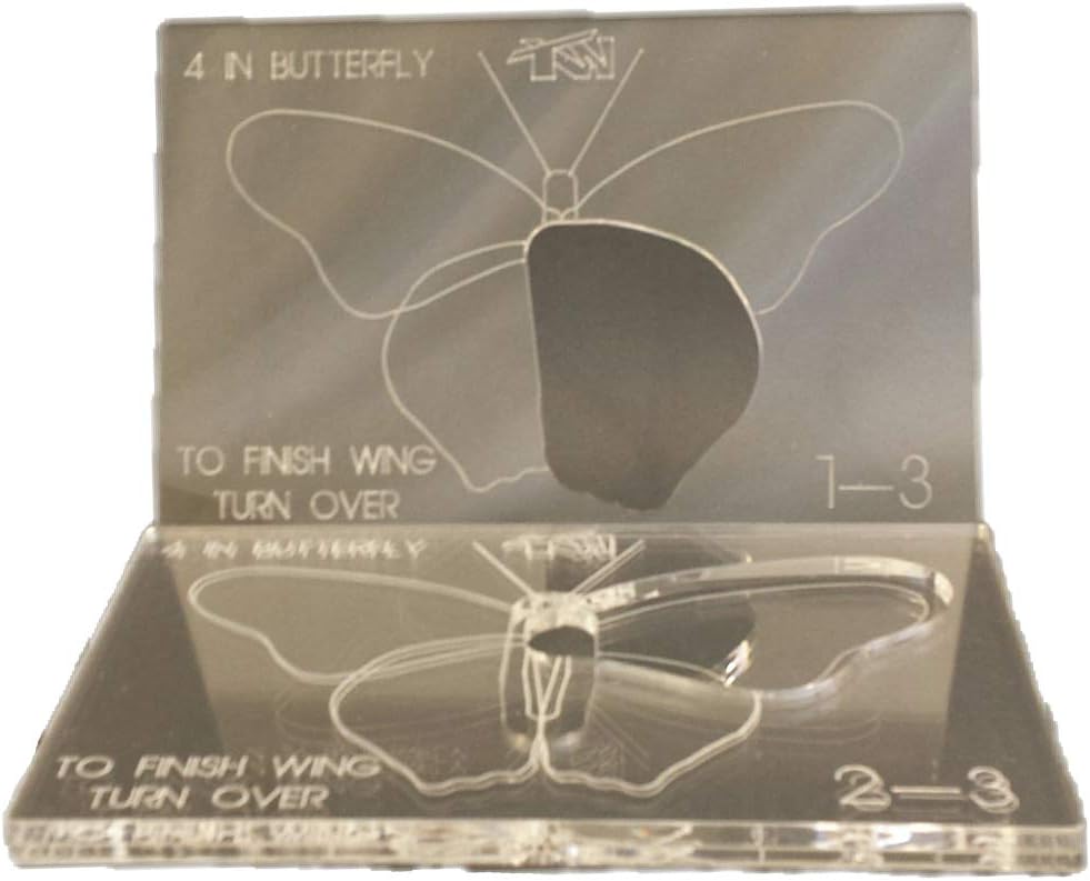 Amazon.com: Butterfly Router Template, Clear Acrylic Template ...