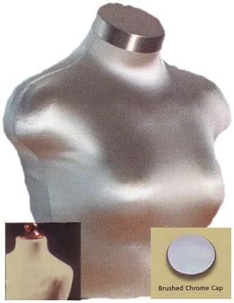Amazon.com: Junior Bra Form (Pinable) W/ Brushed Chrome Neck Block ...
