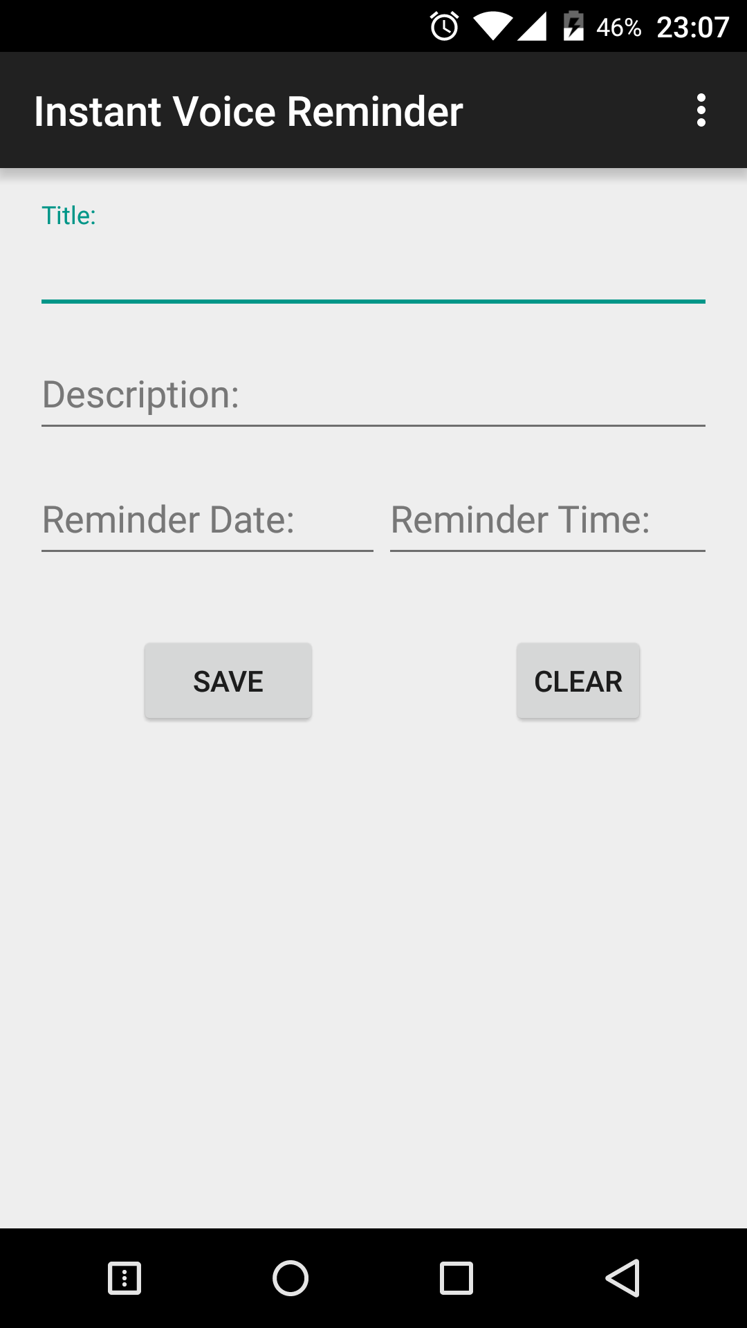 Instant Voice Reminder:Amazon.com:Appstore for Android