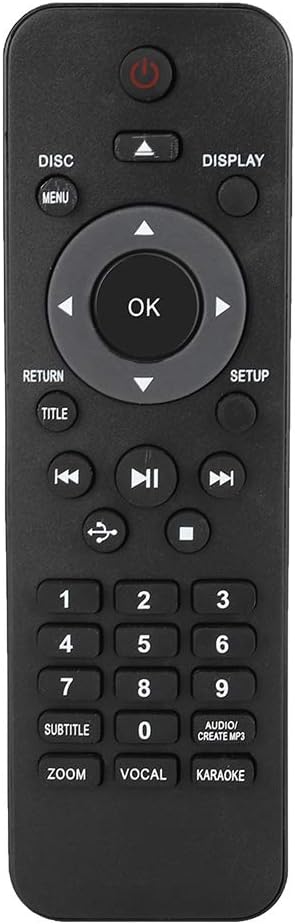 Tangxi for Philips DVD Remote Control, DVD Player Remote Control for ...
