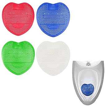 Pack of 4 Urinal Sieves, Splash Guards, Urinal Inserts, Pissoir Inserts ...