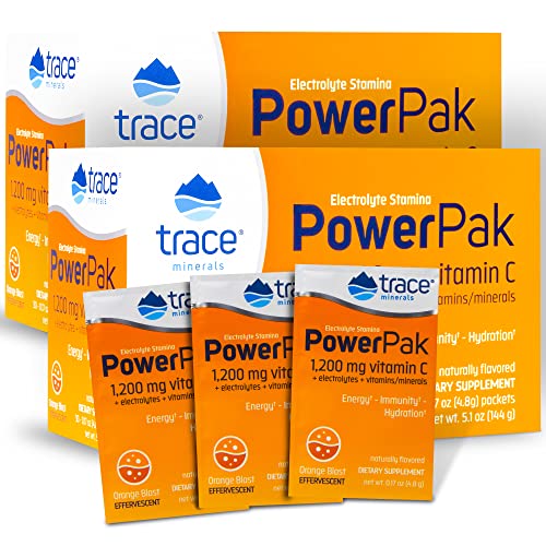 Snapklik.com : Trace Minerals Power Pak Electrolyte Powder Packets 1200 ...