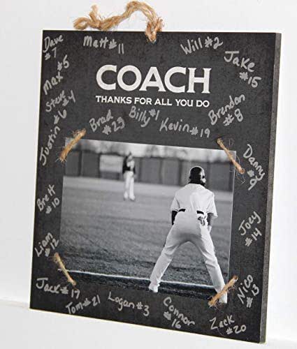 Amazon.com: Painted Pastimes Sports Home Decor, COACH, Picture Frame ...