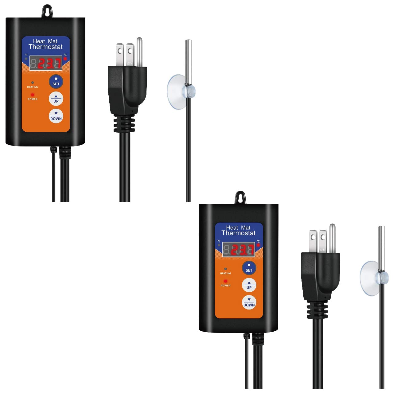 Snapklik.com : iPower 2 Pack Heat Mat Controller