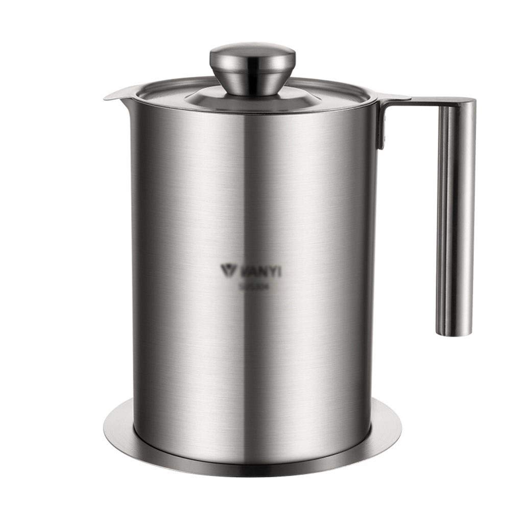 Stainless Steel Olive Oil Can, Oil Canister 1.2L/1.8L, Grease Container ...