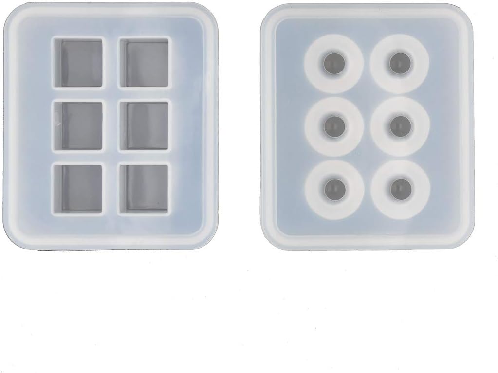 Amazon.com: Six Pcs Resin Bead Mold, Jiale Eggs Ball Silicone Moulds ...