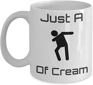 Amazon.com: Dab Dance Move Coffee Mug Cream Funny Cartoon Character ...