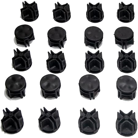 Amazon.com: HAPY SHOP 40 Pcs Black Wire Grid Cube Plastic Connectors ...