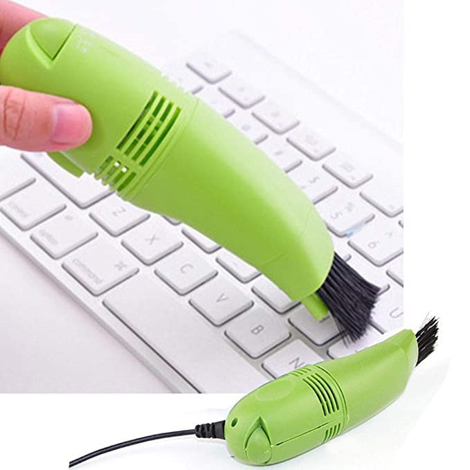 Techno Savvy Mini USB Vacuum Cleaner Brush Dust Cleaning Kit for ...